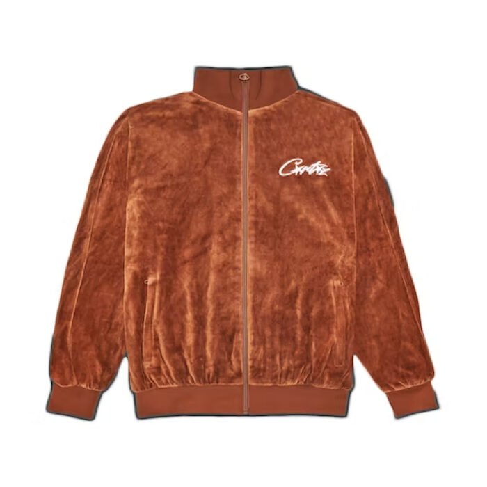 Corteiz All starz VVS Velour Jacket Brown | CorteizRTW
